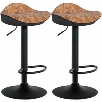 Clp Ensemble de 2 tabourets de bar Alisson Natura