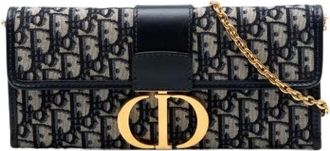 Dior Pre-owned The Montaigne Shoulder Bag - Femme - Pre-owned - Bleu - Taille: ONE Size