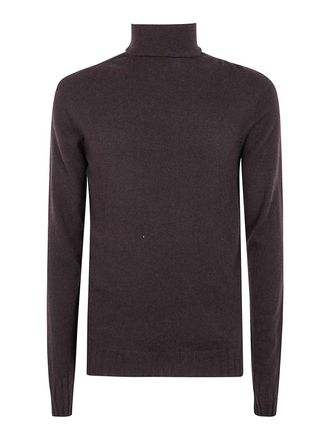 MD75 Pull Col Rond - Marron