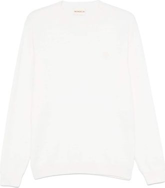 Mordecai Pullover mit Logo-Intarsie - Weiß