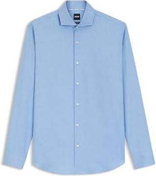 BOSS Hommes H-JOE-spread-C1-222 Chemise Regular Fit en Twill de Coton Stretch Facile &agrave; Repasser