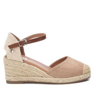 Xti Sandales Marron &agrave; Trois mati&egrave;res -Hauteur du Talon : 7 cm