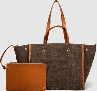 Jerome Dreyfuss Sac L&eacute;on M Chocolat, Capsule Free Style