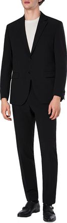 Karl Lagerfeld Herren Anzug schwarz Slim Fit