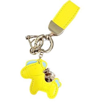 Generic Porte-cl&eacute;s en cuir pour sac &agrave; main, sac fourre-tout, jaune, taille unique