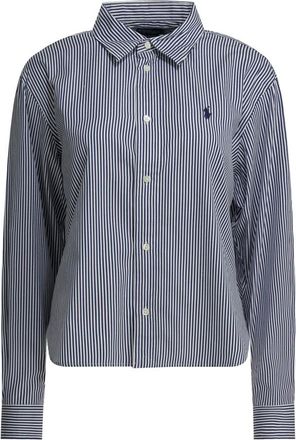 Polo Ralph Lauren Femme, Blouses et Chemises, Multicolore, Taille: 38 FR Chemise en coton ray&eacute; coupe d&eacute;contract&eacute;e