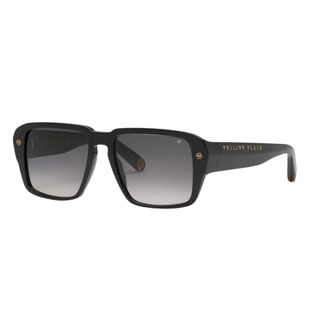 Philipp Plein Homme, Accessoires, Noir, Taille: 55 MM Lunettes Authentiques avec Qualit&eacute; Premium