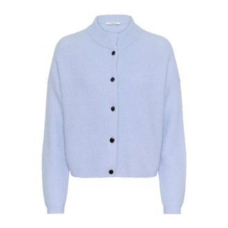 Gestuz AlphaGZ Short Cardigan - - Knitwear - Damen - Blau - L