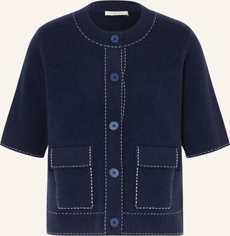 Lilienfels Lilienfels Strickjacke Mit Cashmere blau