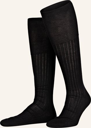 Falke Kniestr&uuml;mpfe Luxury No.13 schwarz