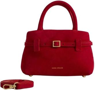 Manu Atelier Femme, Sacs, Rouge, Taille: ONE Size Sac &agrave; poign&eacute;e sup&eacute;rieure