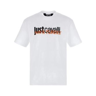 Just Cavalli T-Shirt - - Tops - Herren - Wei&szlig; - M