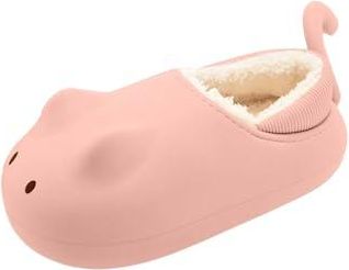 Generic Pantoufles pour femme et homme - Pantoufles moelleuses - Confortables - En coton - Doublure en peluche - Confortables - Légères - Fermées - Pour linté