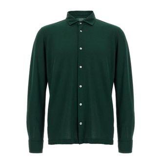 Zanone Ice Cotton Shirt - - Shirts - Herren - Gr&uuml;n - M