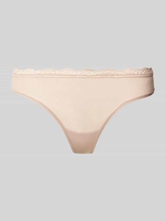 Calvin Klein Underwear String mit Spitzenbesatz