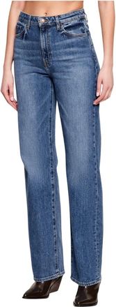 Guess Femme, Jeans, Bleu, Taille: W28 High Rise Jeans droits