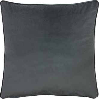 furn. Evans Lichfield Opulenz Kissenbezug, Samt, Granit, 55 x 55cm
