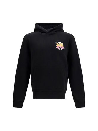 Amiri Mens Hoodie Ma Black Cotton Sweatshirts Sweater