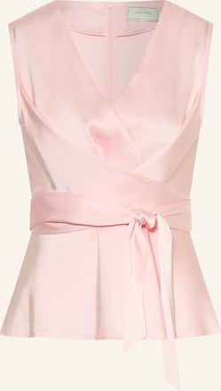 Neo Noir Neo Noir Blusentop Risetta Aus Satin rosa