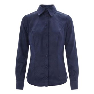 Elisabetta Franchi Hemd mit Knopfleiste - - Blouses & Shirts - Damen - Blau - S