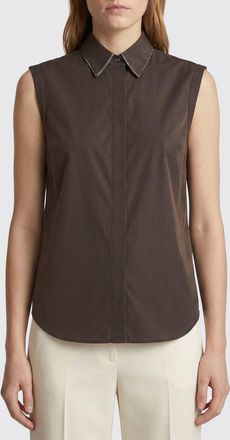 Brunello Cucinelli Hemdbluse BRUNELLO CUCINELLI Damen Farbe Braun