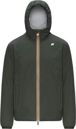 K-Way Veste Slim R&eacute;versible Jack - Homme - Vestes - Vert - Taille: S