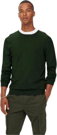 Only & Sons Herren Wyler Pullover - - Knitwear - Herren - Gr&uuml;n - XL