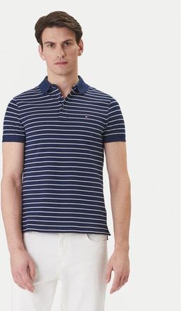 Tommy Hilfiger Poloshirt 1985 MW0MW17771 Dunkelblau Slim Fit
