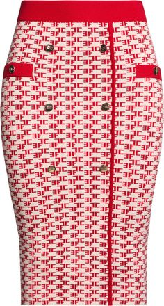 Elisabetta Franchi HOSEN & R&Ouml;CKE - Midi-R&ouml;cke auf YOOX.COM