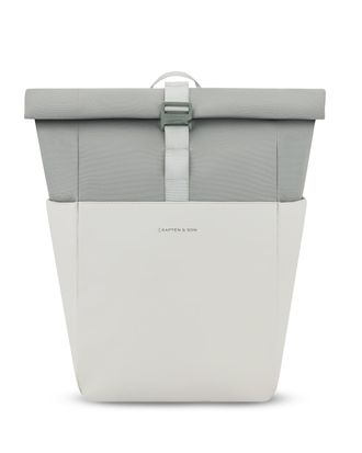 Kapten & Son Rucksack Lund Basic Muted Sage 14-16,5 L | Rolltop Damen & Herren | Handgepäck Rucksack mit 14 Laptopfach | Vegan & Wasserabweisend