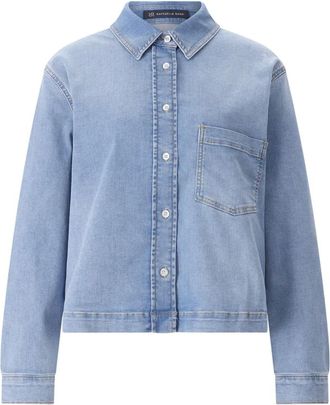 Raffaello Rossi Femme, Vestes, Bleu, Taille: 36 FR Blouse en jean