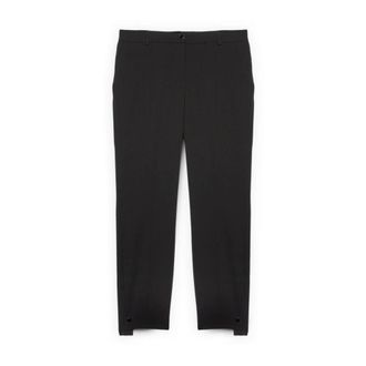 Fiorella Rubino Damen, Hosen, Schwarzk, MGr&ouml;&szlig;e