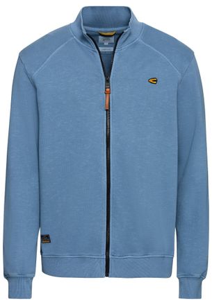 Camel Active Herren 409402-3W03 Strickjacke, Elemental Blue, Small