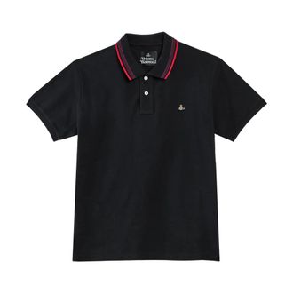 Vivienne Westwood Klassisches Polo - - Tops - Herren - Schwarzk - M