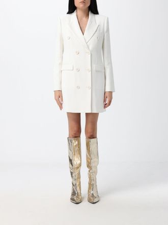 Elisabetta Franchi Mini-robe blazer crois&eacute;e &agrave; la coupe slim