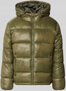 Review Gl&auml;nzende Steppjacke mit Kapuze und Rei&szlig;verschlusstaschen