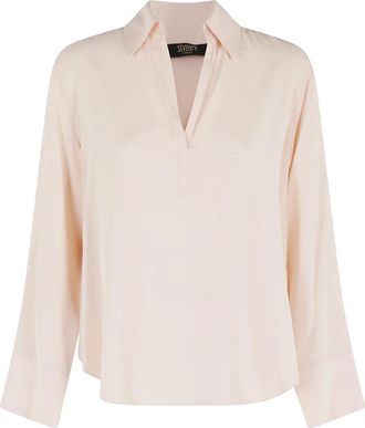 Seventy Femme, Blouses et Chemises, Rose, Taille: 40 FR Blouse Polo
