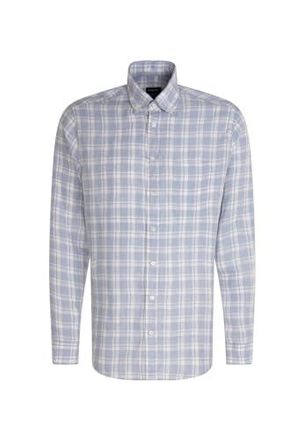 Seidensticker Chemise &agrave; Manches Longues Slim fit, Bleu Clair, 42 Homme