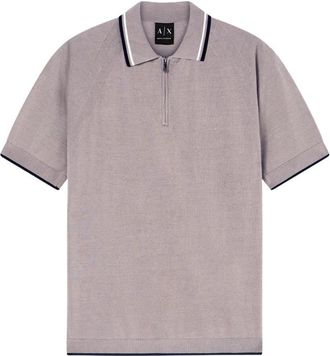 A|X Armani Exchange Homme, Tops, Gris, Taille: L Cotton Polo