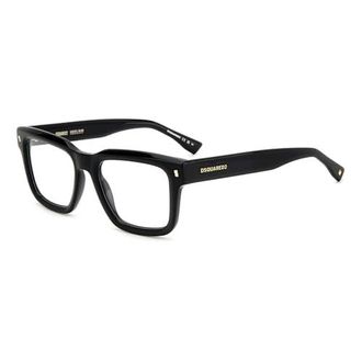 Dsquared2 Dsquared D2 0090 807/19 BLACK Eyewear Men Acetate, Standard, 54