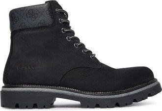 Guess Schnürschuhe FMFSIR LEA10 Schwarz