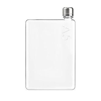 Memobottle A5 25 oz / 750 ml - Bouteille deau fine et plate con&ccedil;ue pour tenir dans votre sac - Tritan sans BPA