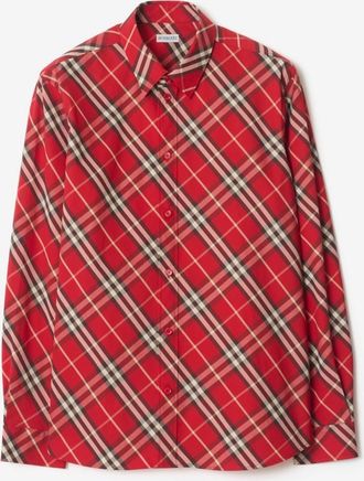 Burberry Chemise casual en coton Check, Size: XXL