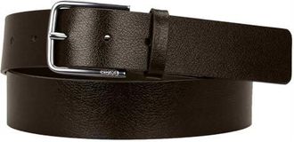 HUGO BOSS Gerik-Lam Sz35 Ceinture en cuir pour homme avec boucle ardillon, marron foncé, 110 cm