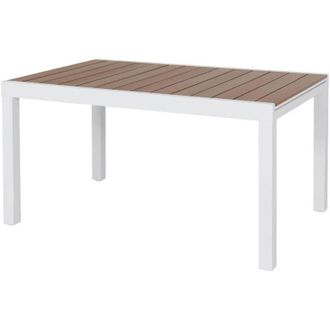 Made In Meubles Made In Meubles - Table de jardin blanche en aluminium Ayden