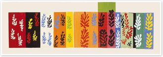 Posterlounge Komposition (Der Samt), 1947 Poster von Henri Matisse 180 x 60 cm Bunt Wandbilder Wanddeko