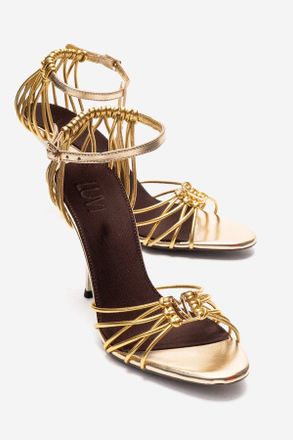 Prologue Arona Kn&ouml;chelriemen Stiletto Sandale