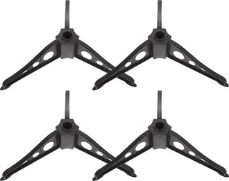 BESPORTBLE Stabiler Weihnachtsbaumst&auml;nder aus ABS 15cm Dunkelgr&uuml;n 4 St&uuml;ck f&uuml;r K&uuml;nstliche B&auml;ume 12-15m Wackelfeste Weihnachtsbaumhalterung f&uuml;r Zuhause