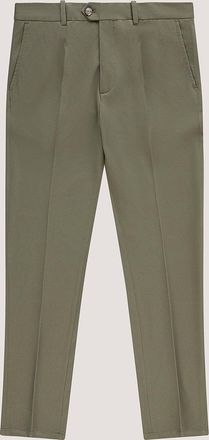 Circolo 1901 Chino Trousers in Piqu&eacute; Basil / 48
