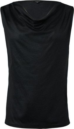 Comma Muskelshirt T-Shirt Top mit Wasserfall-Ausschnitt